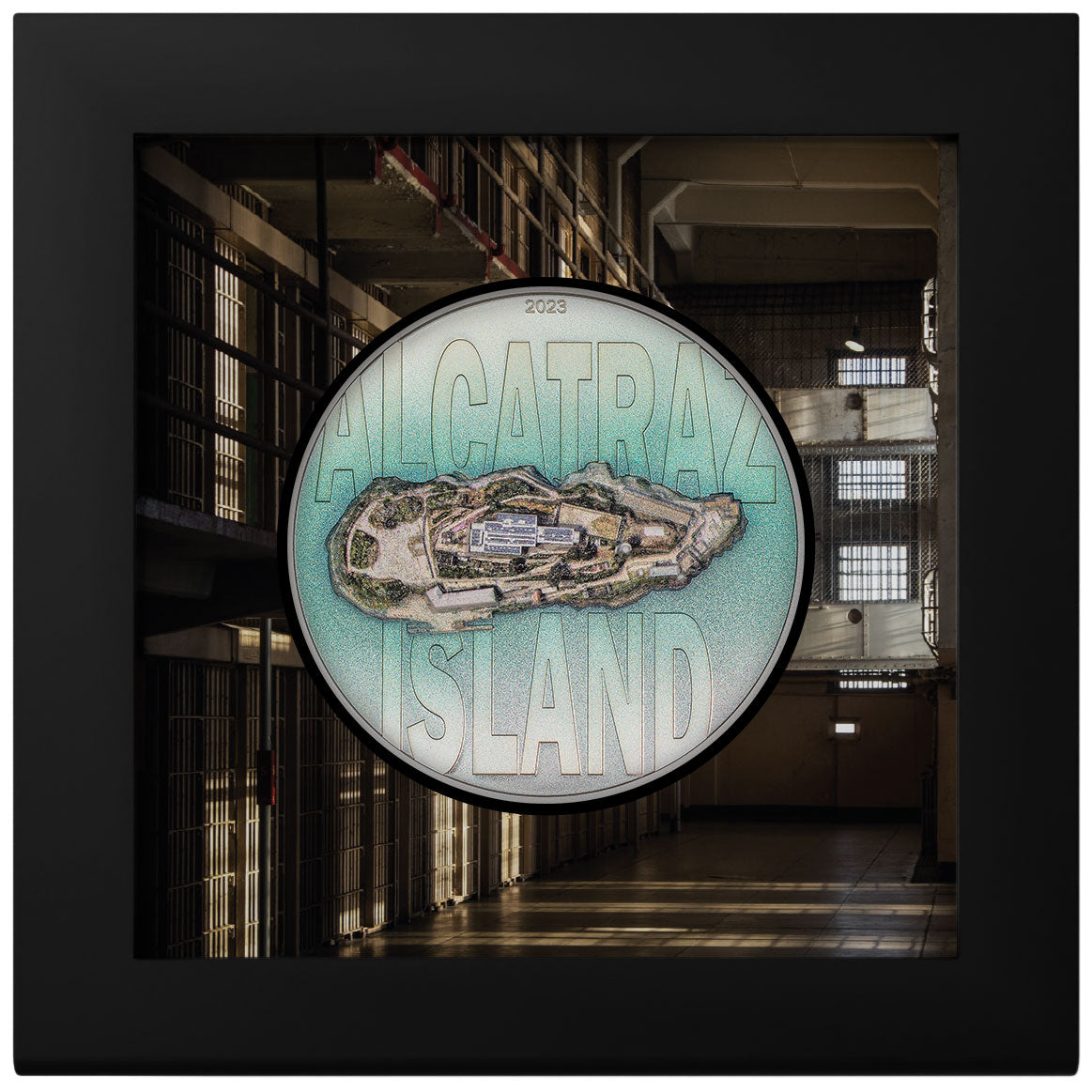 Alligator Alcatraz Inmate Mugshot Coin, Florida Everglades Challenge Coin