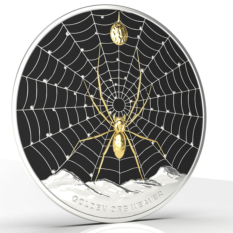 2026 Pitcairn $5 Golden Orb Spider 1oz Silver Proof Coin – Melbourne ...