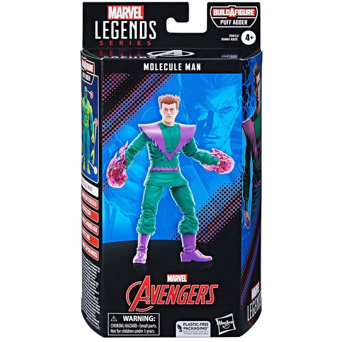 Marvel Legends - Molecule Man Action 6-inch Action Figure (Puff Adder ...