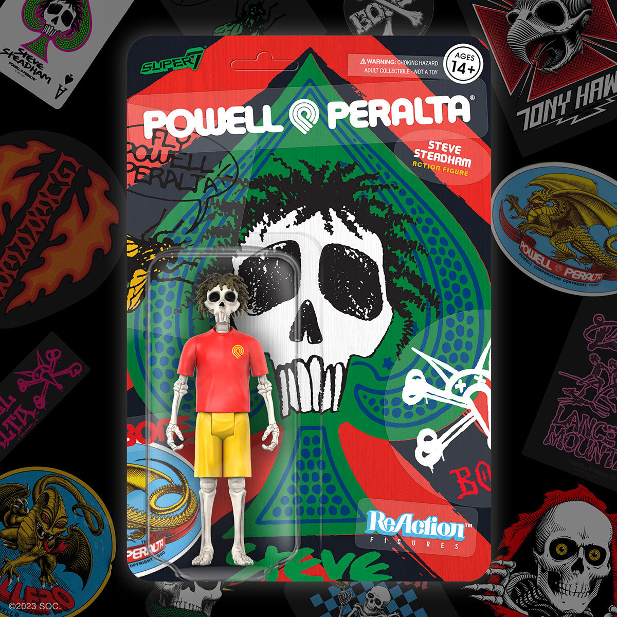 Powell Peralta Wv3 - Steve Steadham (Del Mar) ReAction Figure ...