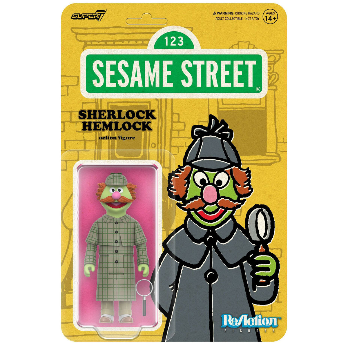 Sesame Street Wv3 - Sherlock Hemlock ReAction Figure – Melbourne Coins ...