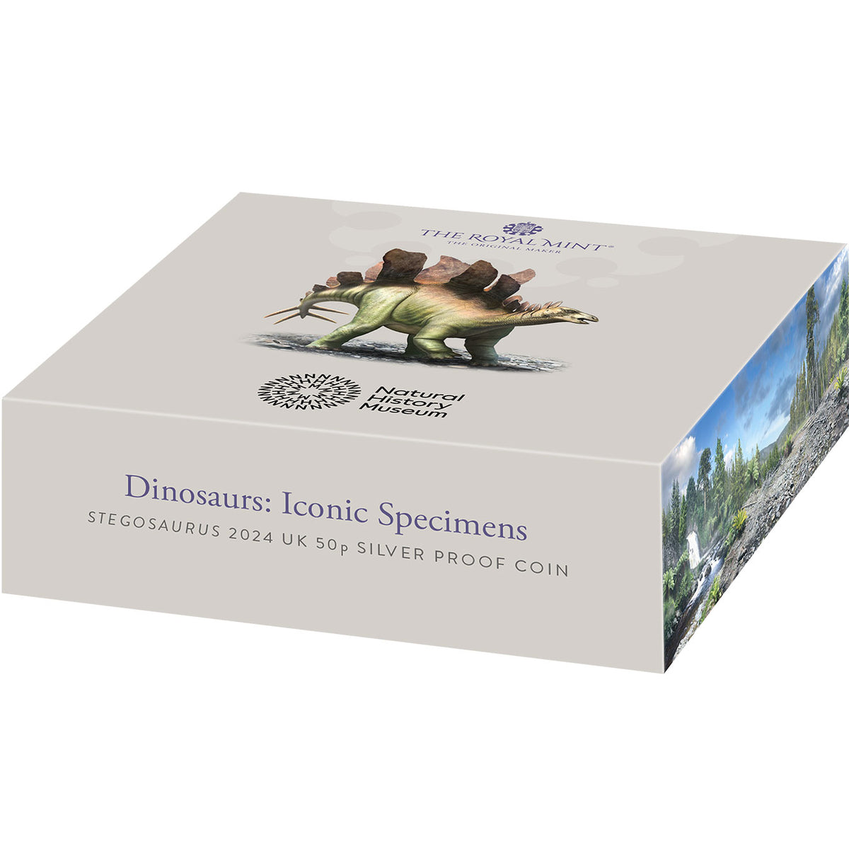 2024 UK 50p Dinosaurs - Stegosaurus Silver Proof – Melbourne Coins ...