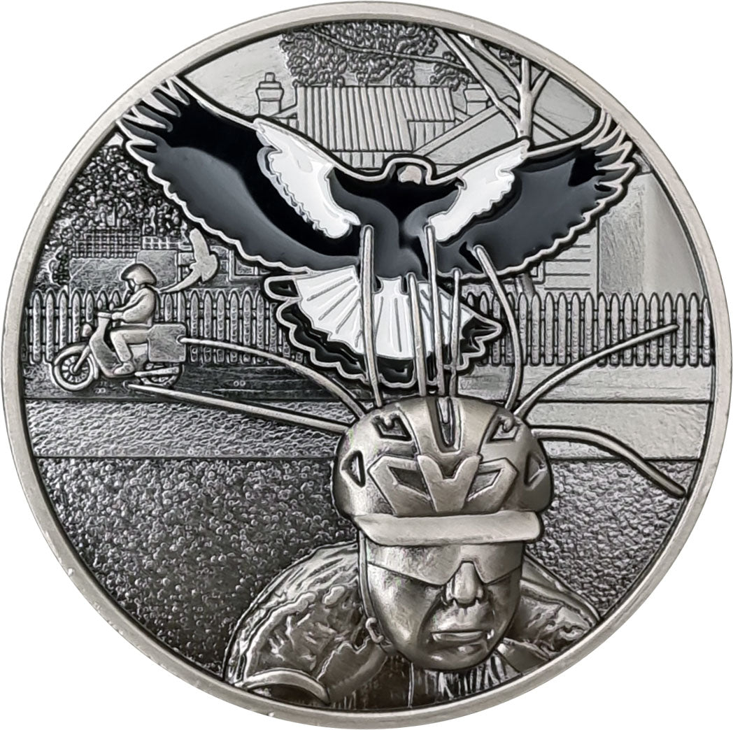 Aussie Icons - Swooping Magpies 51mm Collector Medal – Melbourne Coins ...