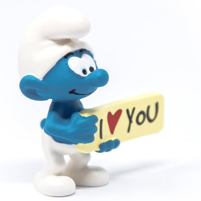 Smurfs Sign Smurf Collectible Figure – Melbourne Coins & Collectables ...